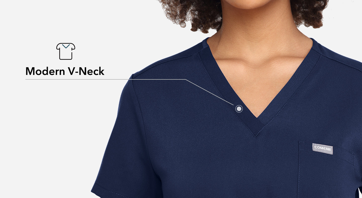 ProEase™ Basic Scrub Top – COMENII