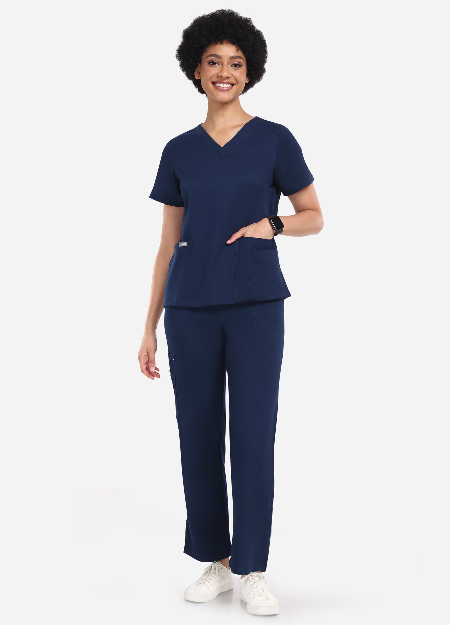 StyleFlex™ 10-Pocket Essential Scrub Set – COMENII