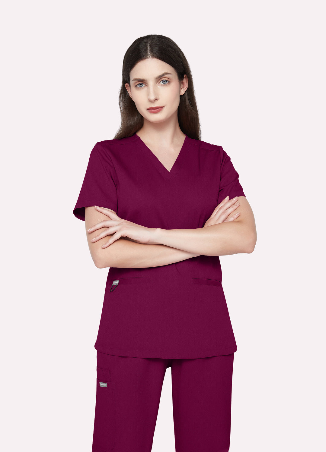 SoftTouch™ Essential Scrub Top – COMENII