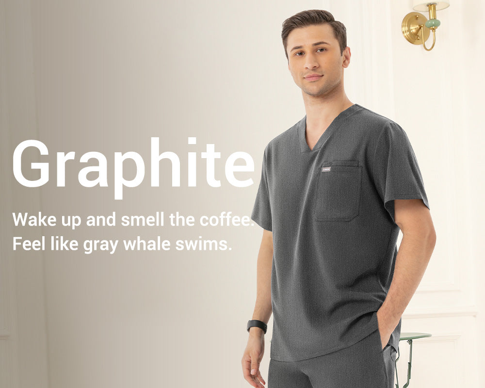 Men's Graphite Scrubs – COMENII