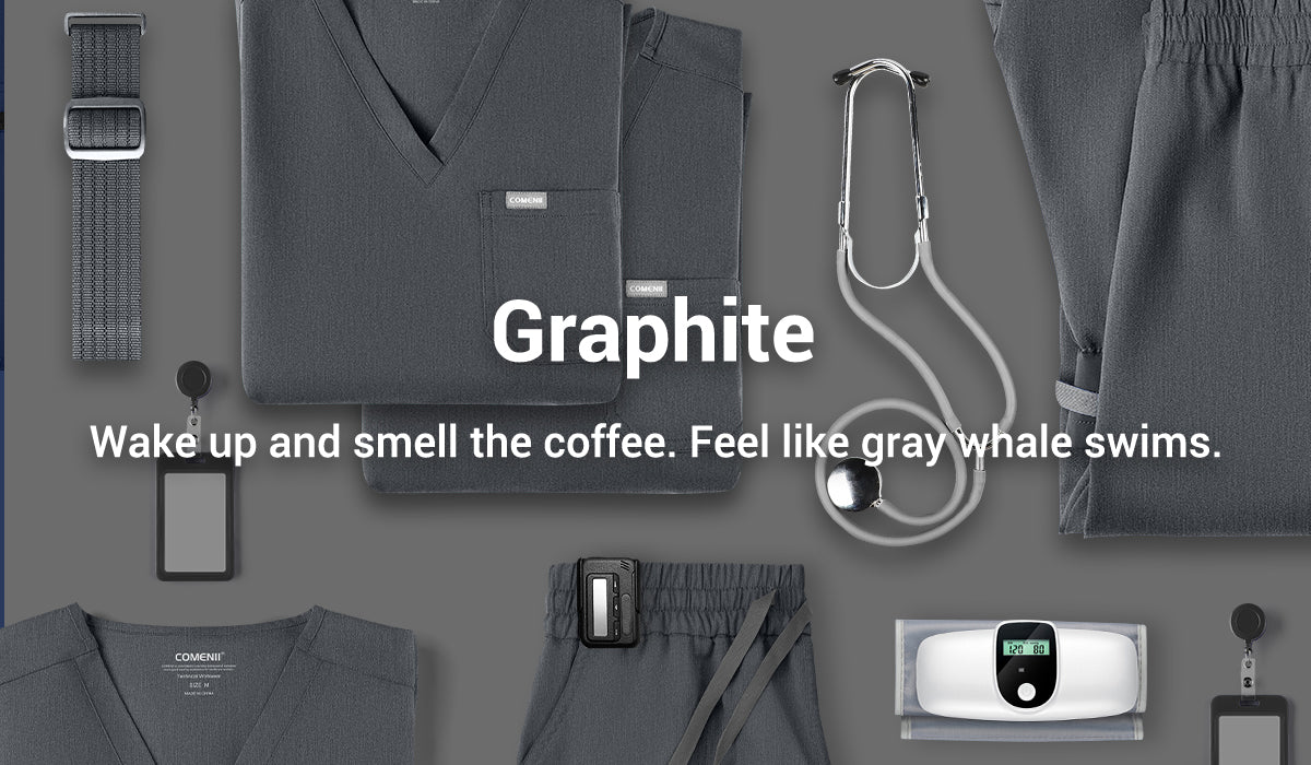 Men's Graphite Scrubs – COMENII