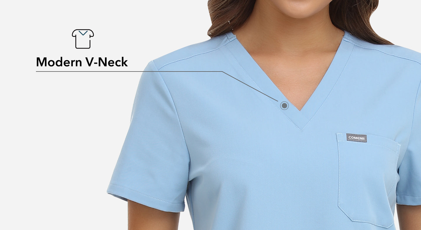 ProEase™ Basic Scrub Top – COMENII